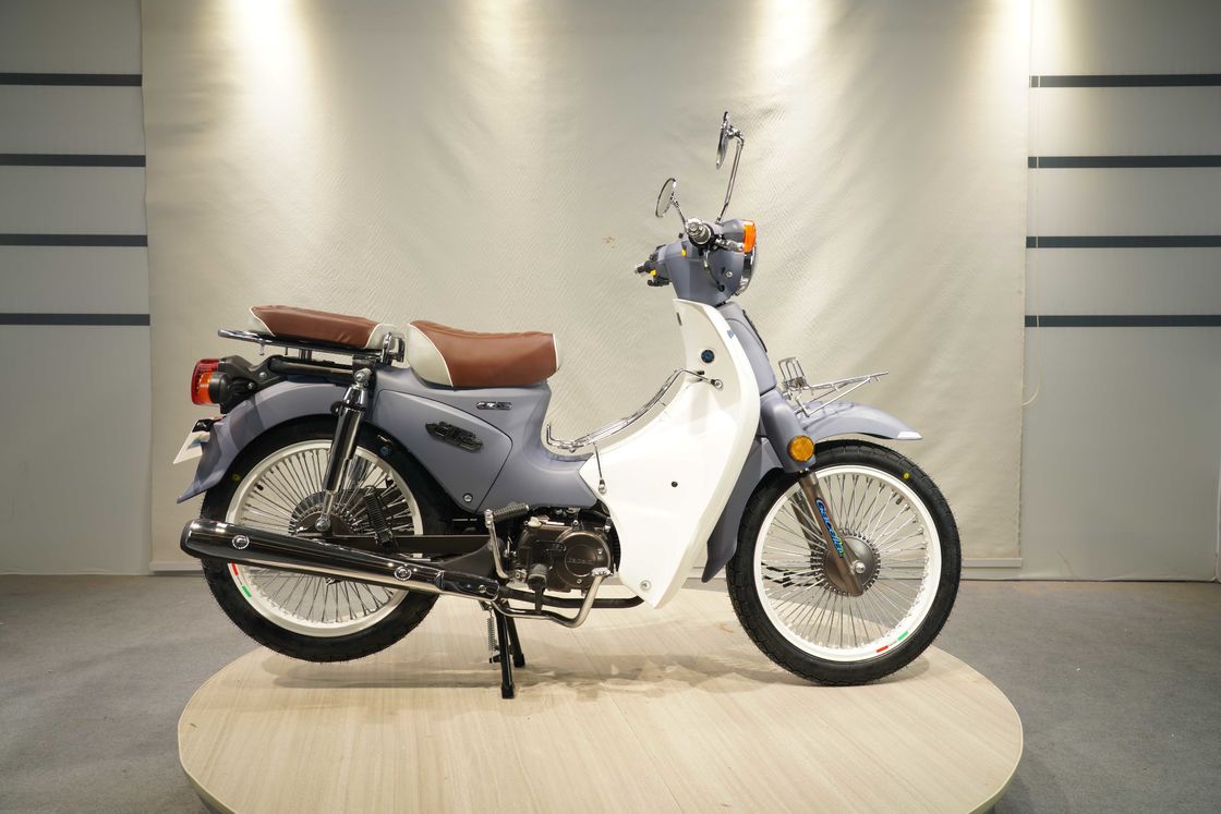Compact And 110CC CUB Motorcycle With Rear Brake Drum Gas Moped Colour ...